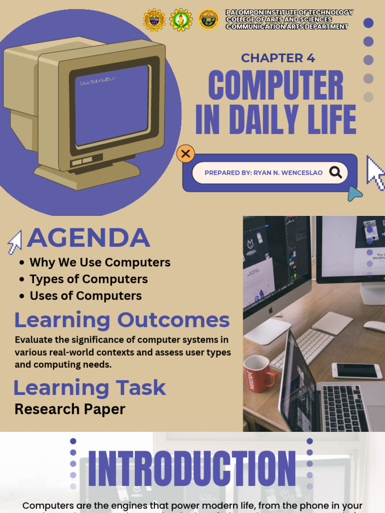 Chapter 4 - Computer in Daily Life | PDF | Embedded System | Desktop ...