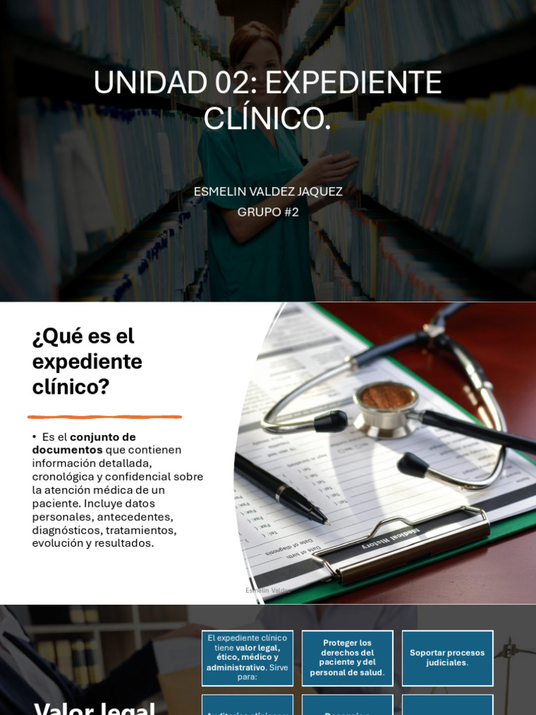 Guía del Expediente Clínico en Enfermería | PDF | Enfermería ...