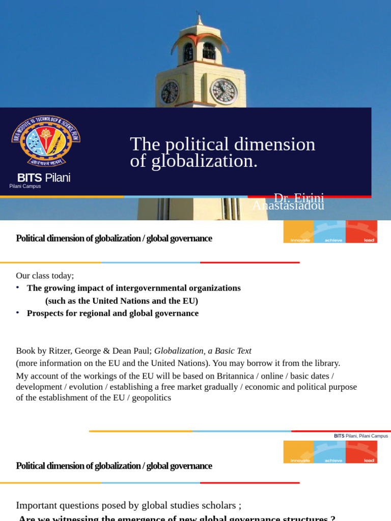 Political Globalization and Governance | PDF | European Union ...
