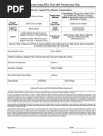 Scouts Canada Adventure Application Form | PDF
