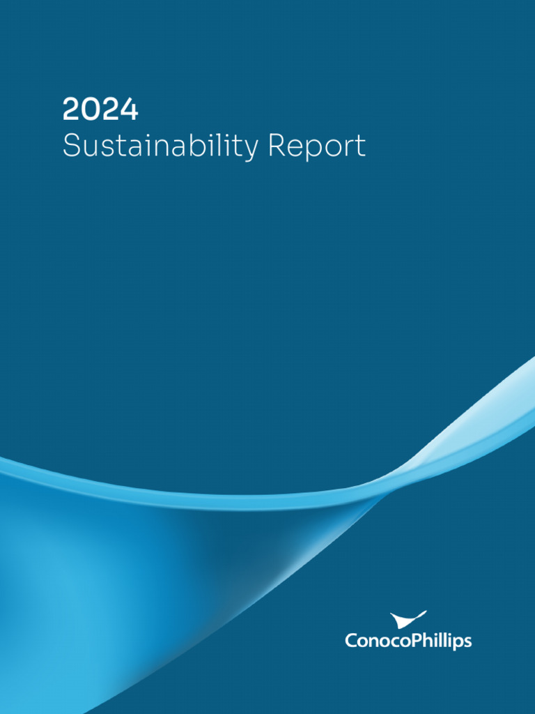 2024 ConocoPhillips Sustainability Report | PDF | Risk | Governance