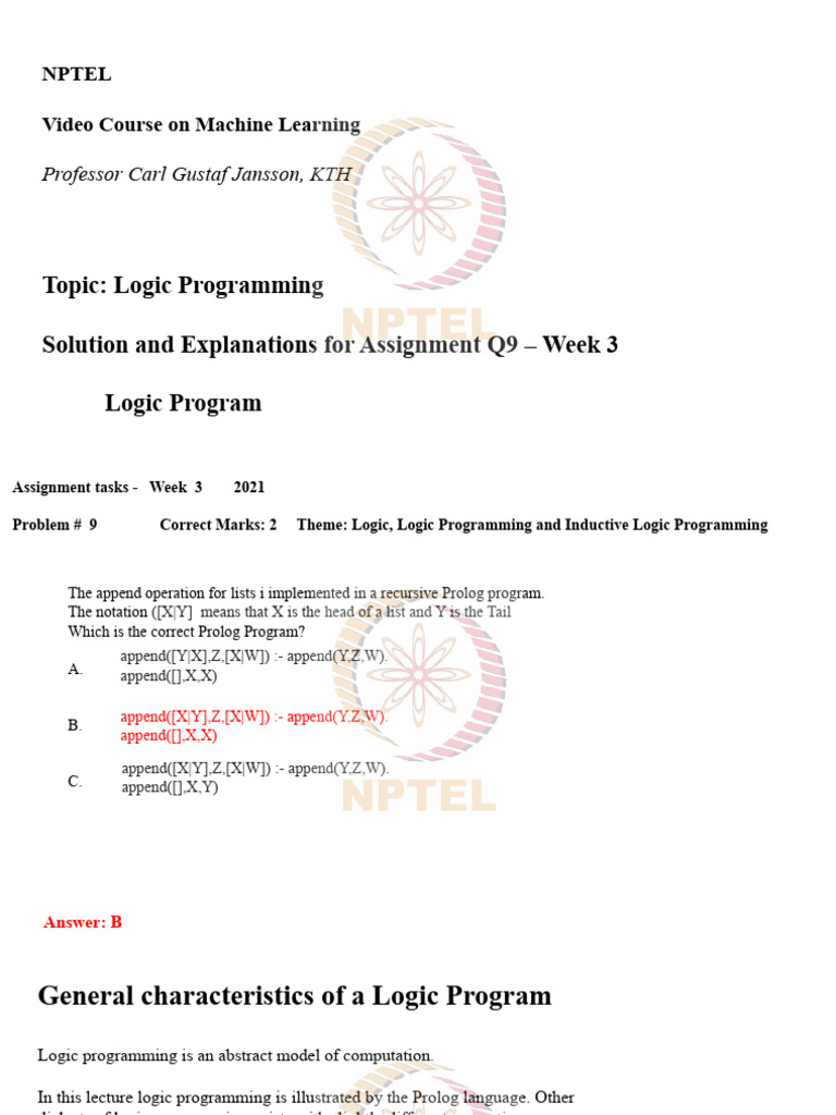 Task On Logic Programming | PDF | Formalism (Deductive) | Mathematics