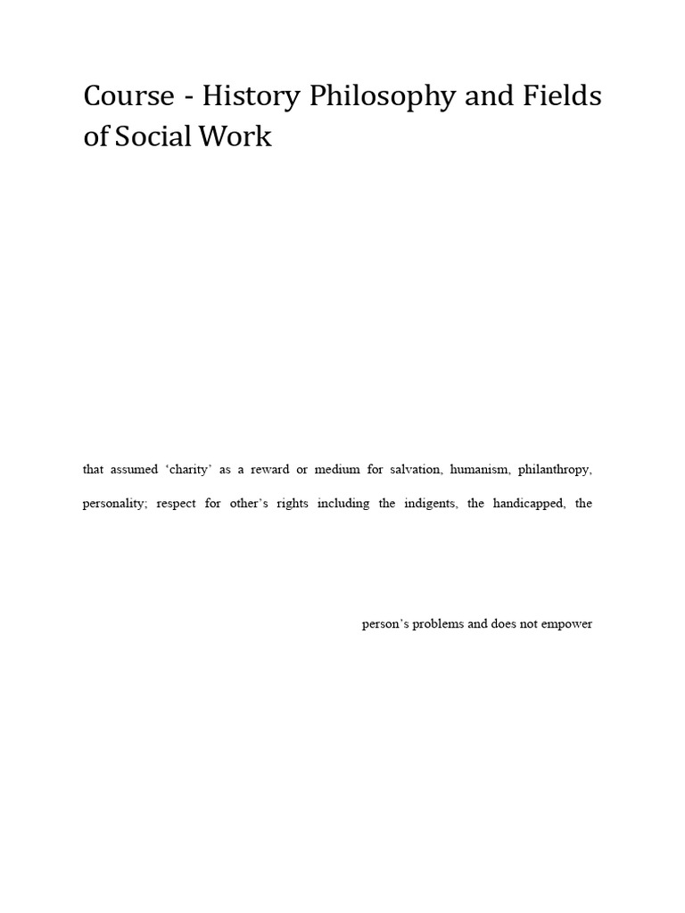 Understanding Social Work Concepts | PDF | Social Work | Poverty