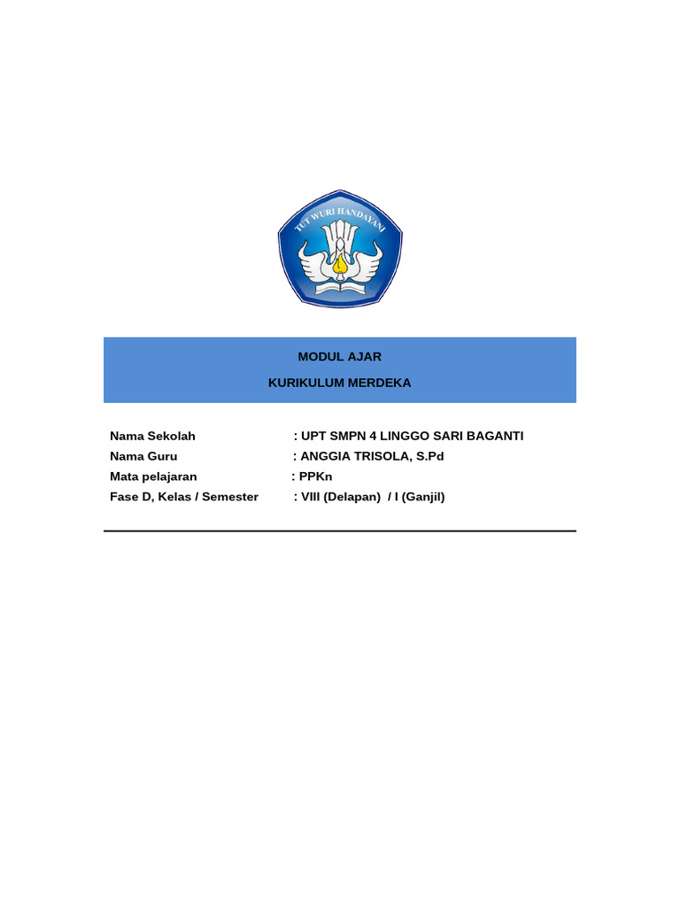 Modul Ajar BAB I Ok Kelas Viii | PDF