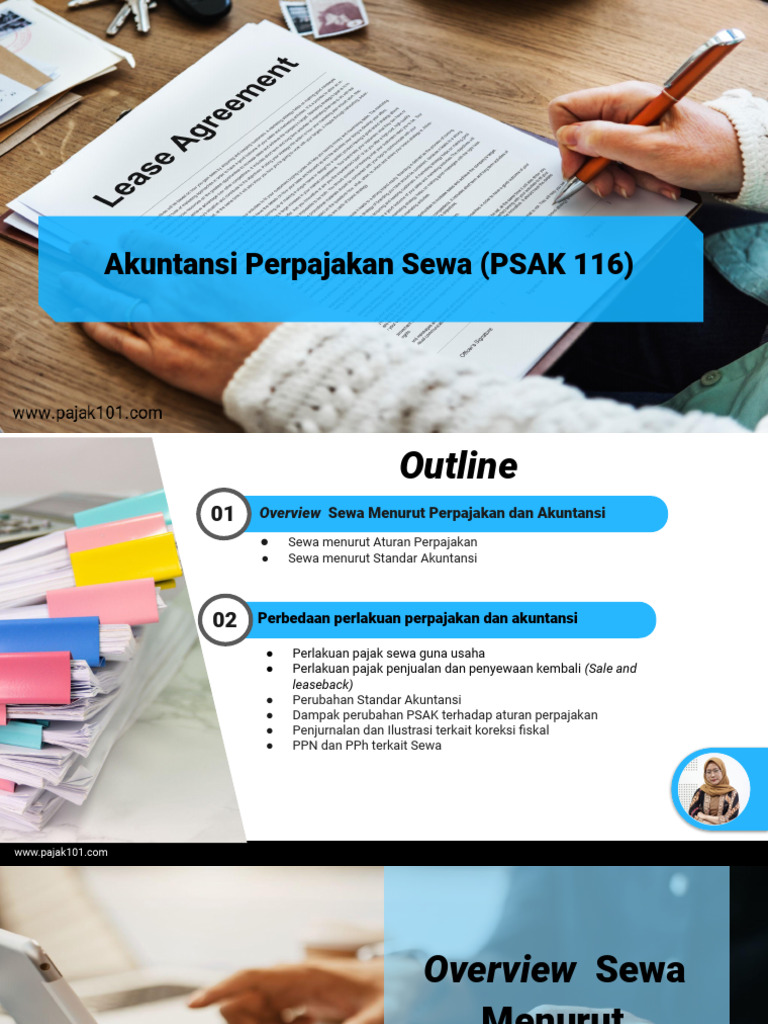 Akuntansi dan Pajak Sewa PSAK 116 | PDF
