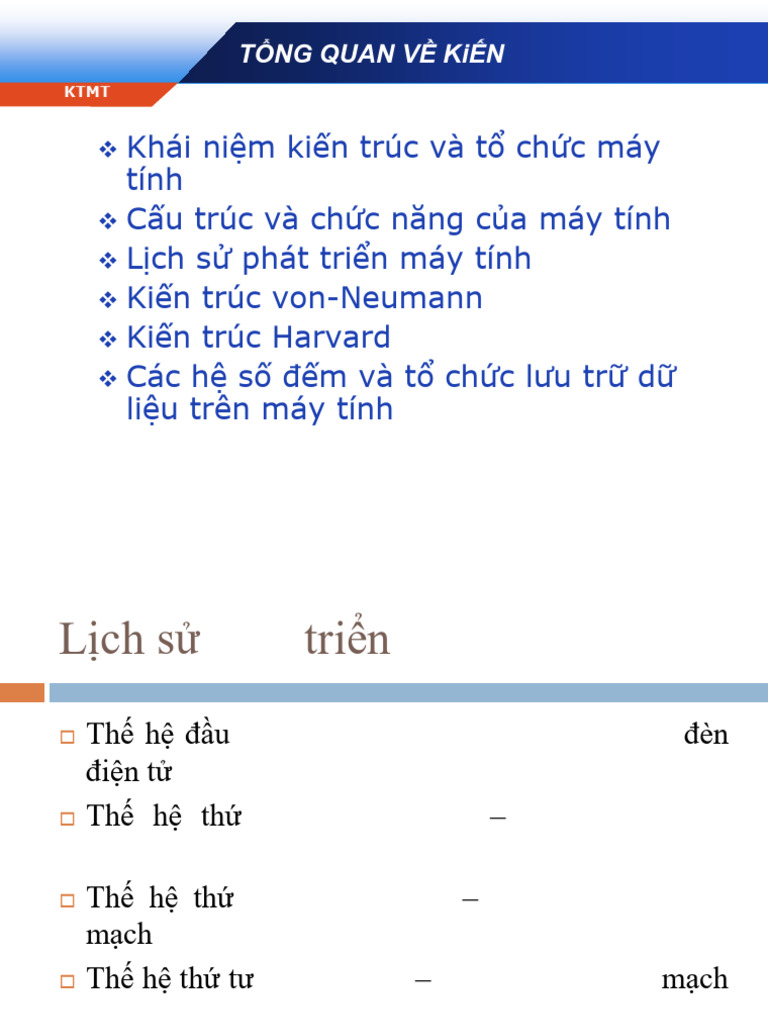 Chuong 1 Tong Quan - Buoi 2 | PDF
