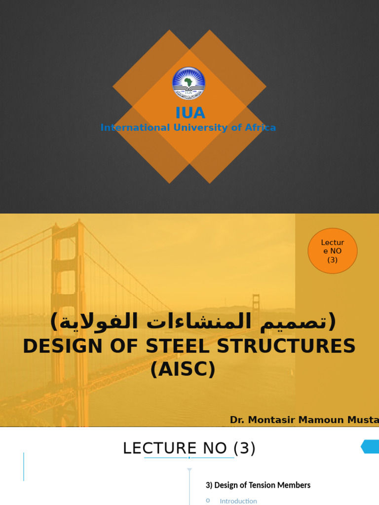 Design of Steel Tension Members | PDF