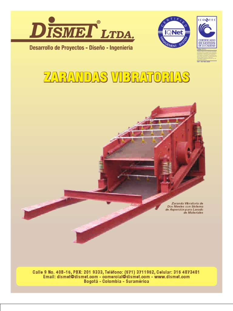 Catalogo Zarandas | PDF
