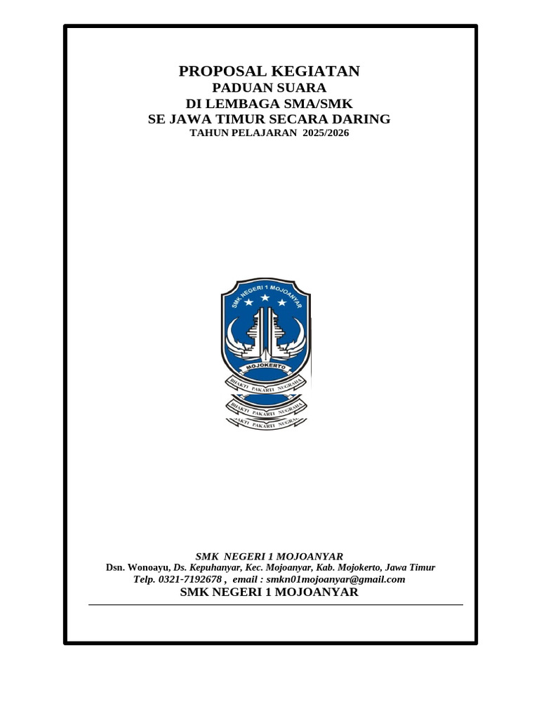 Proposal Kegiatan Lomba FLS2N Voksol-1 | PDF