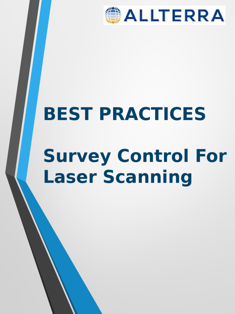 Survey Control Best Practices for Laser Scanning | PDF
