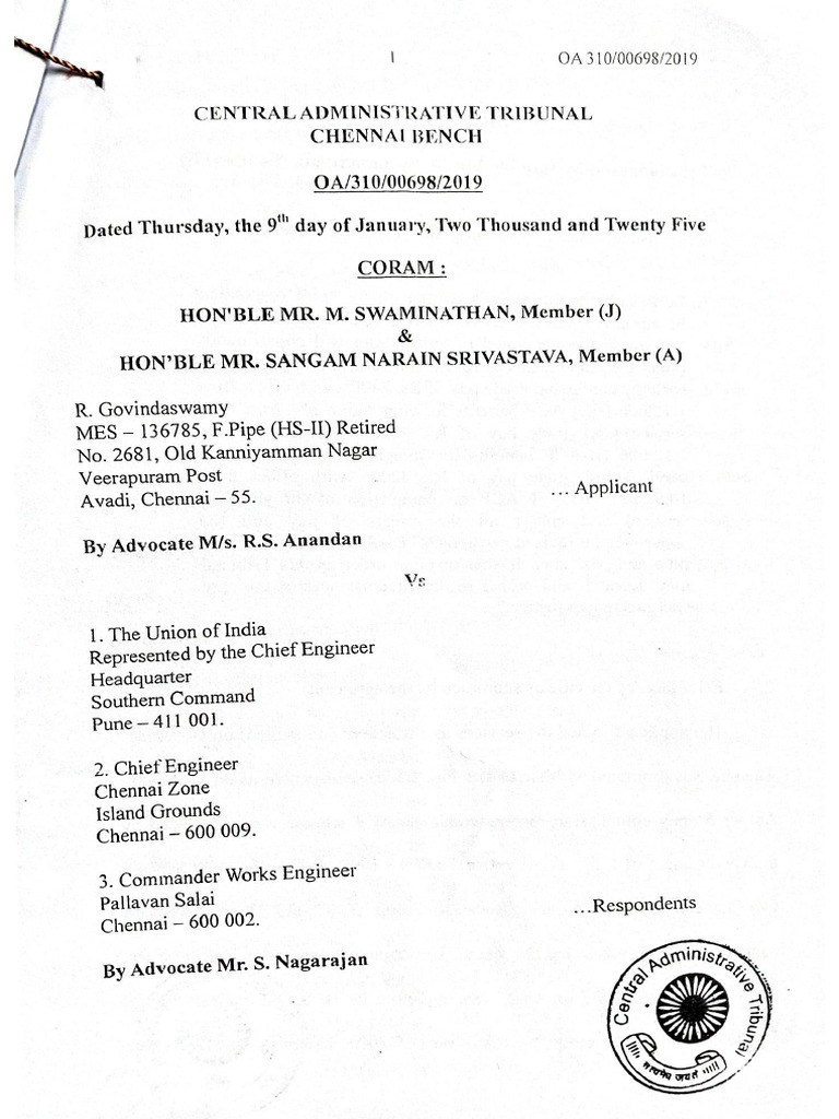 Judgement Copy Dated 09 Jan 2025 | PDF