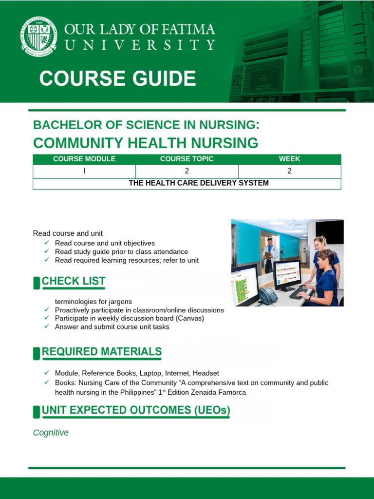 Community Health Nursing Course Overview | PDF | Millennium Development ...