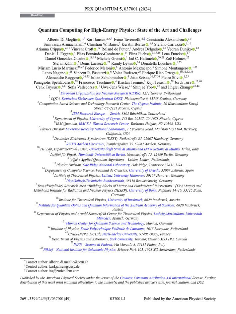 PRXQuantum 5 037001 | PDF | Quantum Computing | Gauge Theory