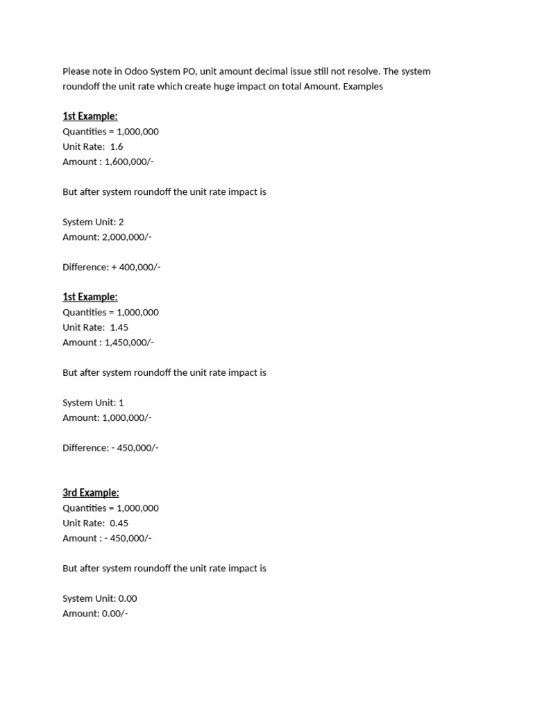 PO Report - Issues | PDF