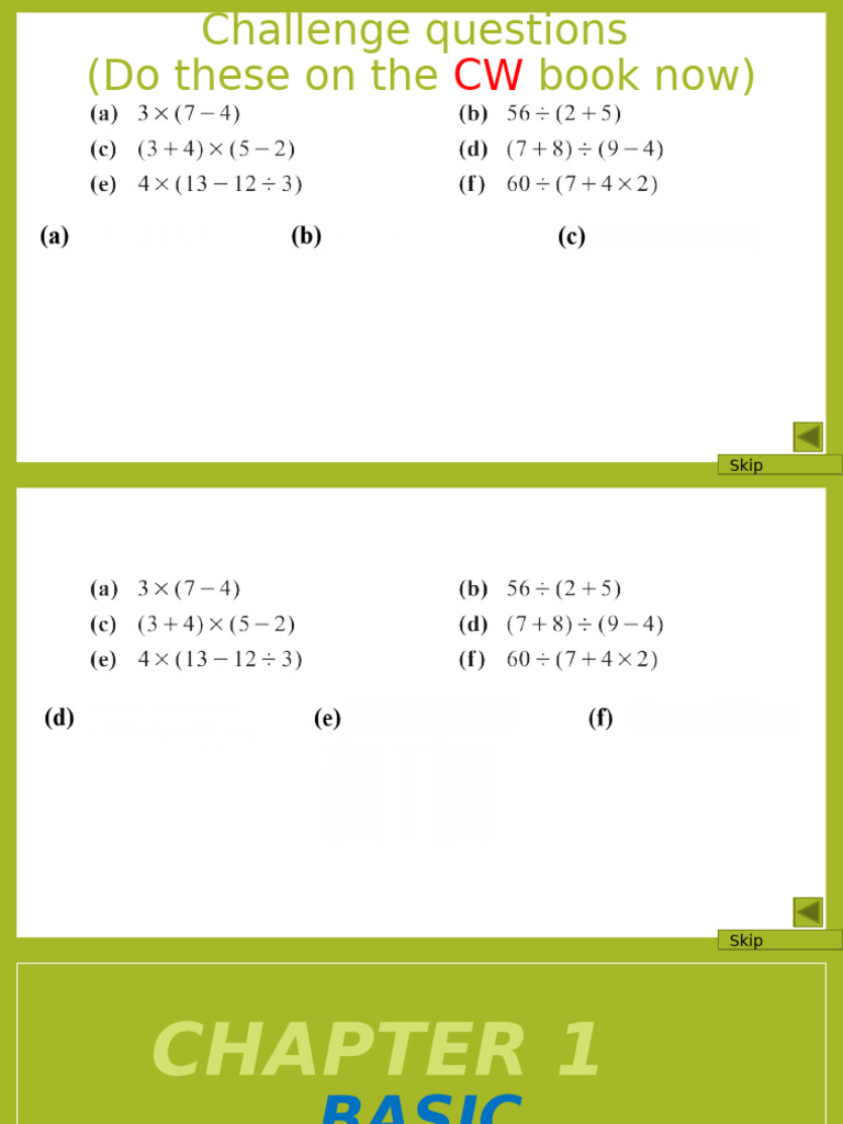 Basic Computation Homework Guide | PDF