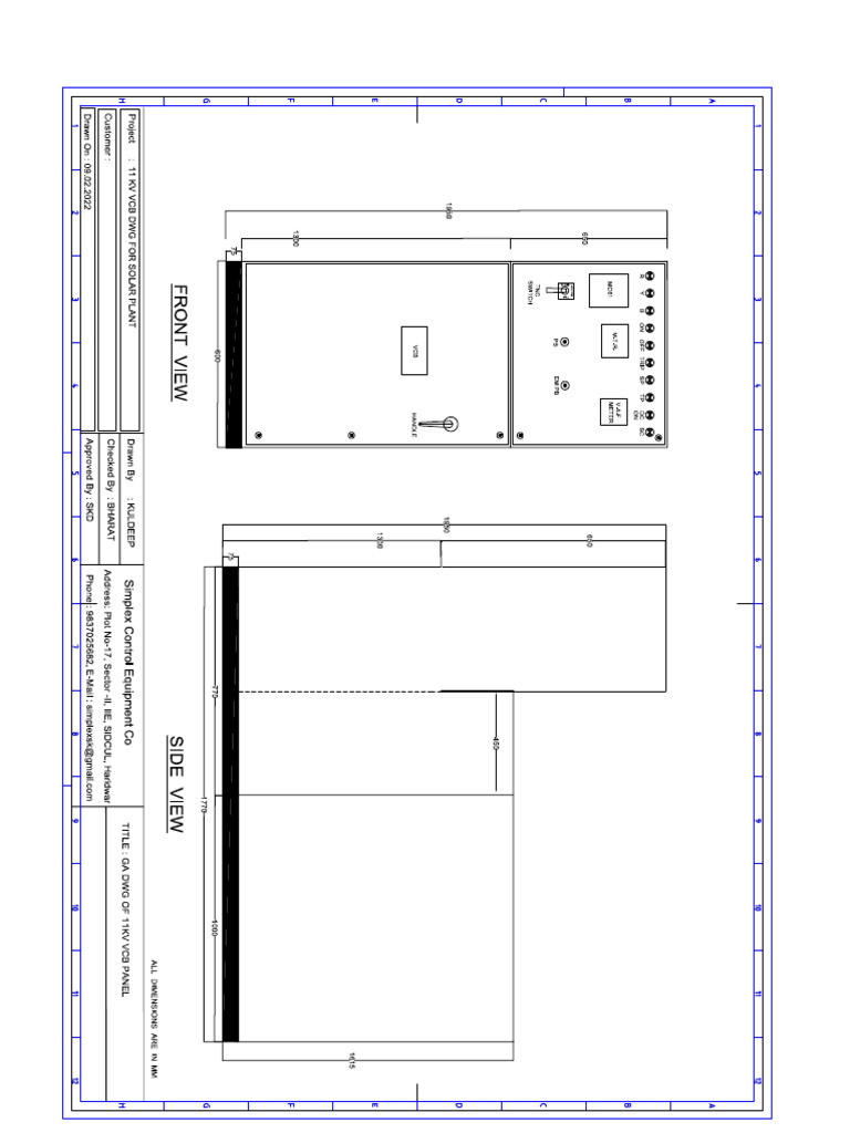 VCB Drawing | PDF