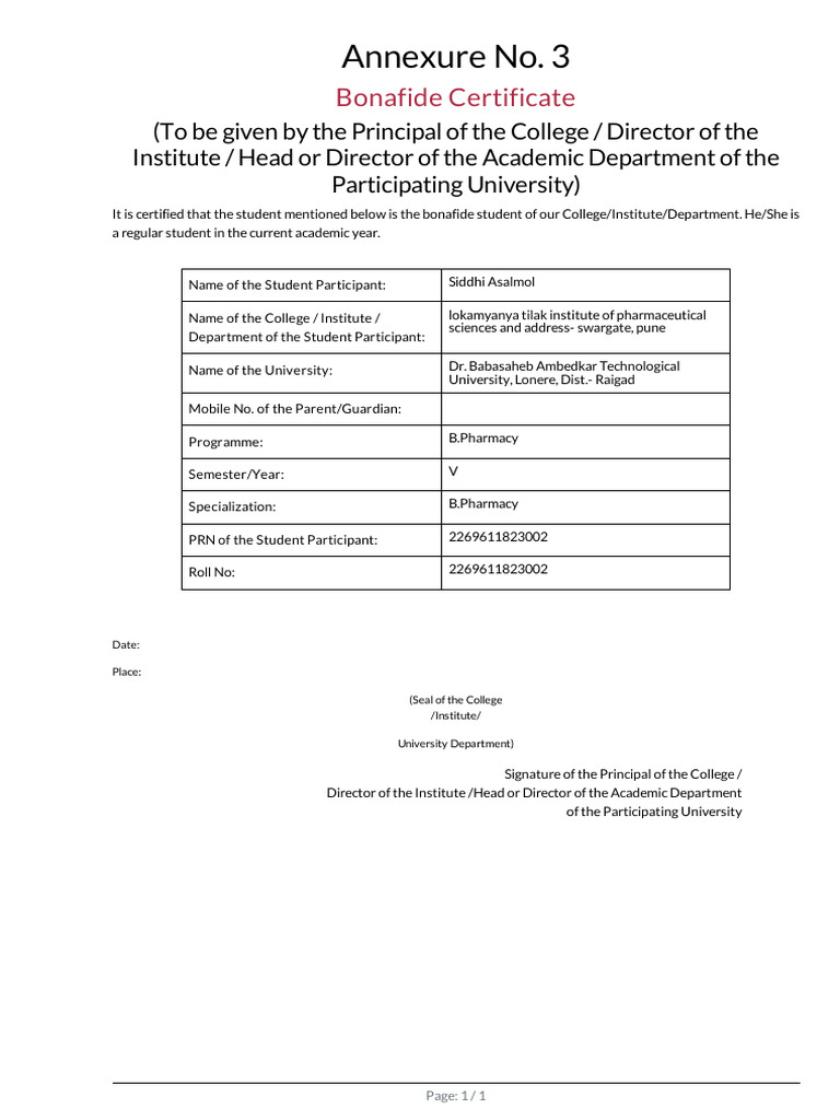 Annexure 3-1 | PDF