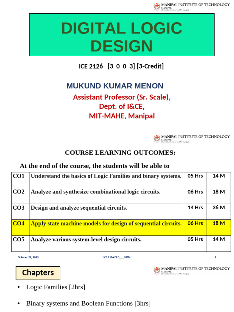 DLD Ch6 Algorithmic State Model | PDF | Computer Engineering | Computing