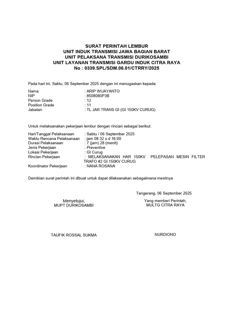 06.09.2025 Arip Wijayanto | PDF