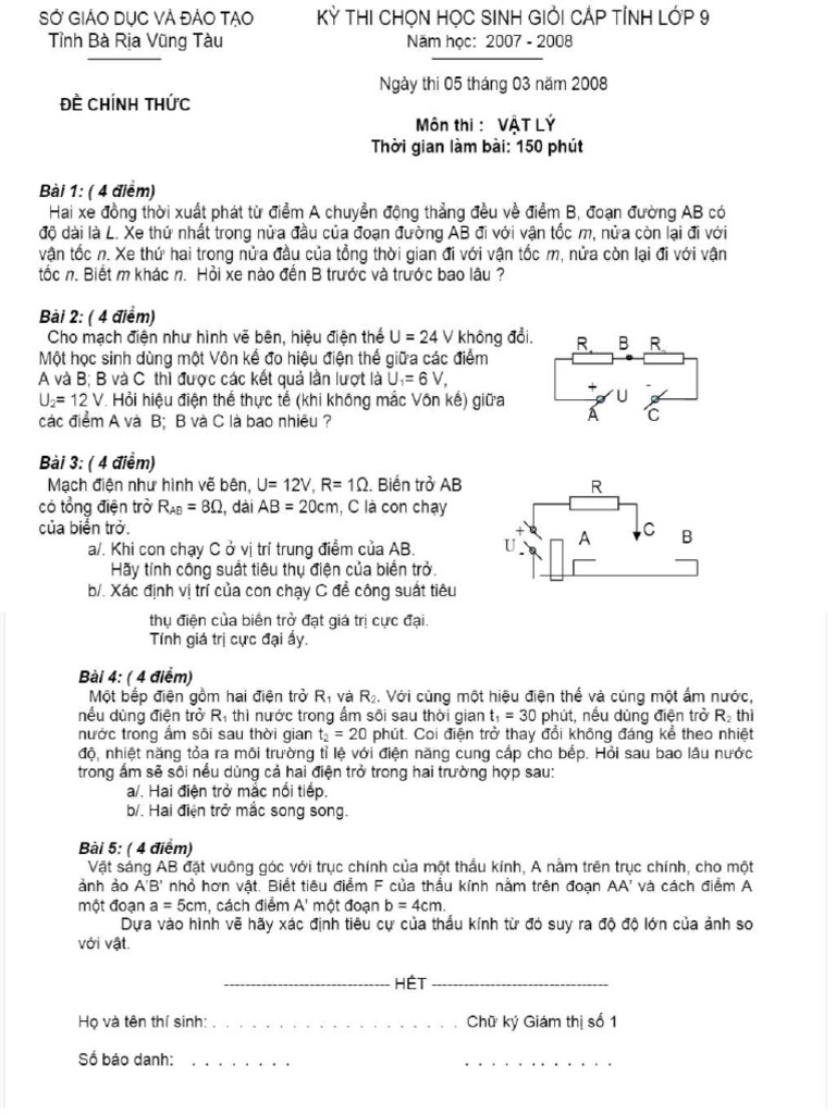 Tính BRVT 07-08 | PDF