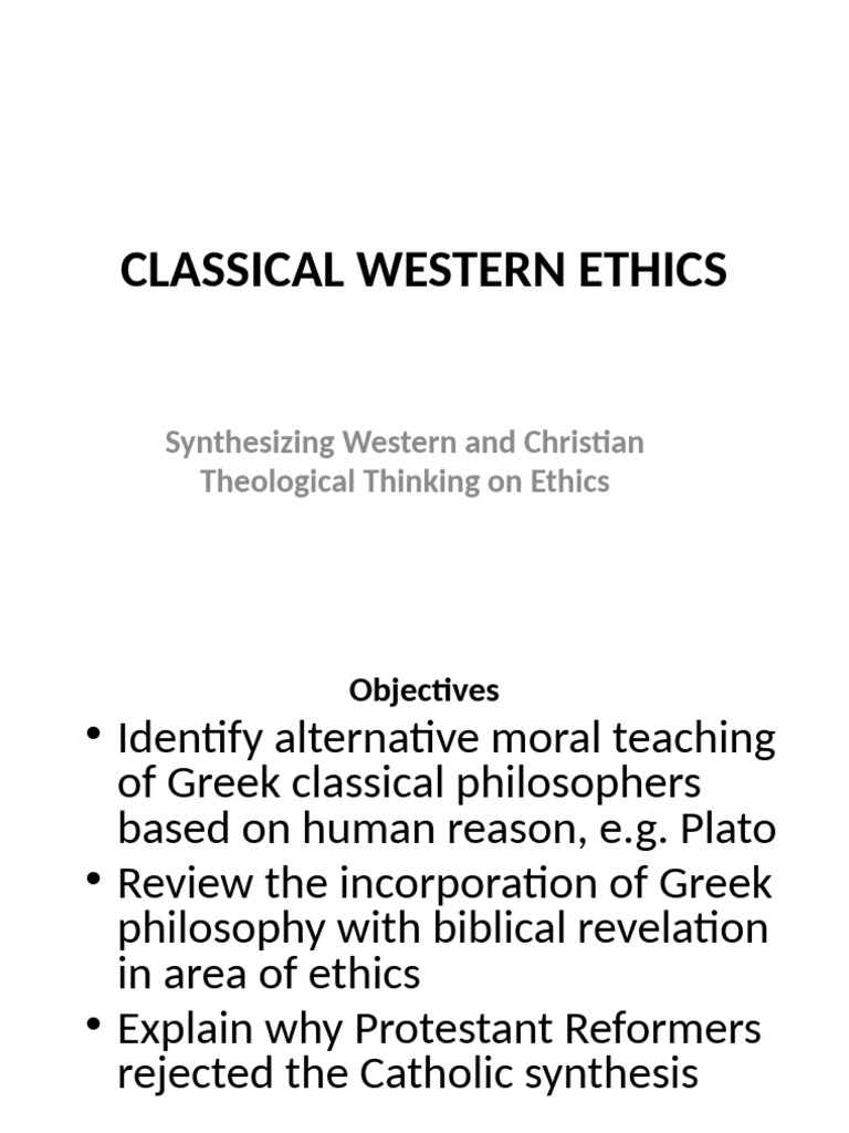 5 Classical Western Ethics | PDF | Thomas Aquinas | Good Works