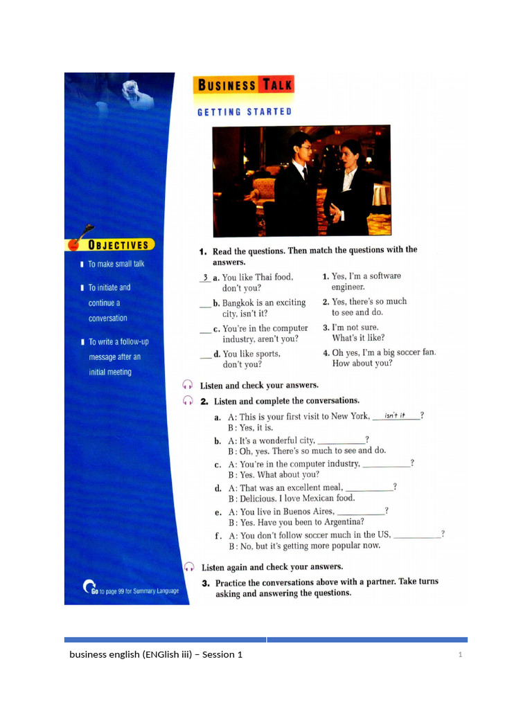 Bing III - Session 1 | PDF