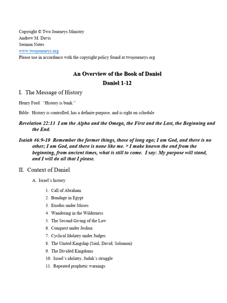0e6902299 - 1515792415 - Daniel 1 16 Overview | PDF | Daniel (Biblical ...