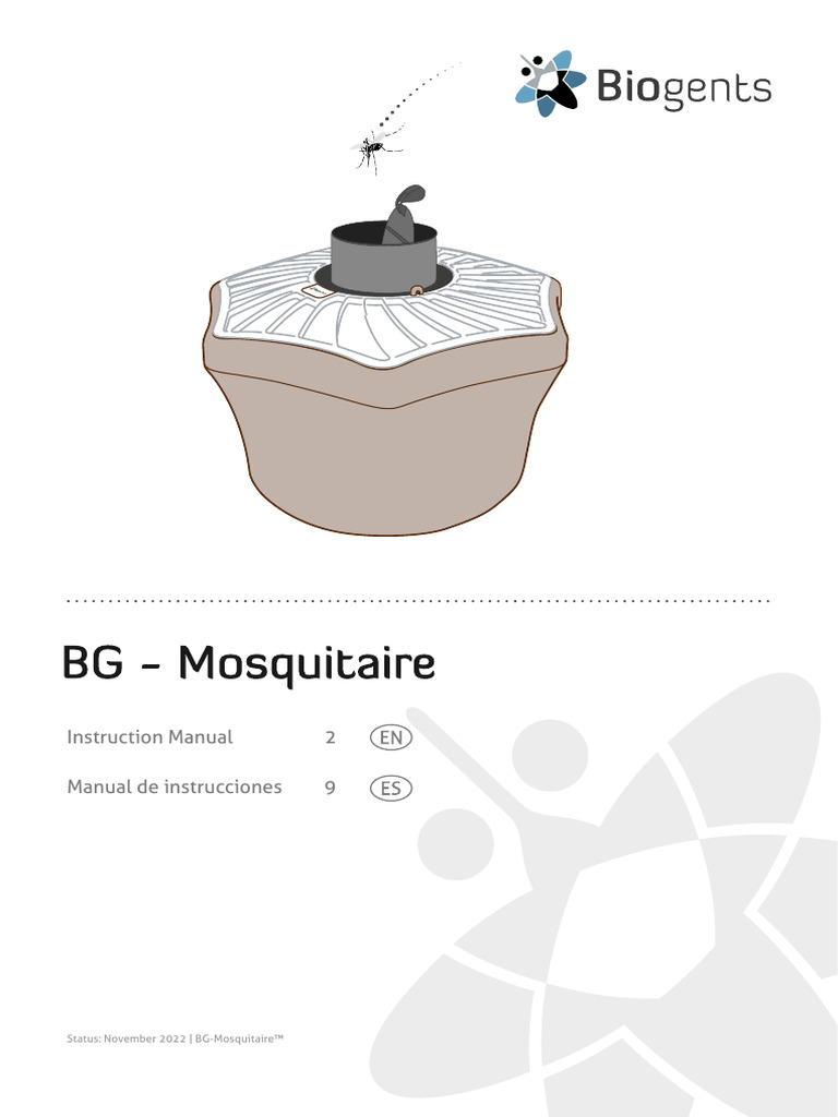 BG-Mosquitaire™ Instruction Manual | PDF