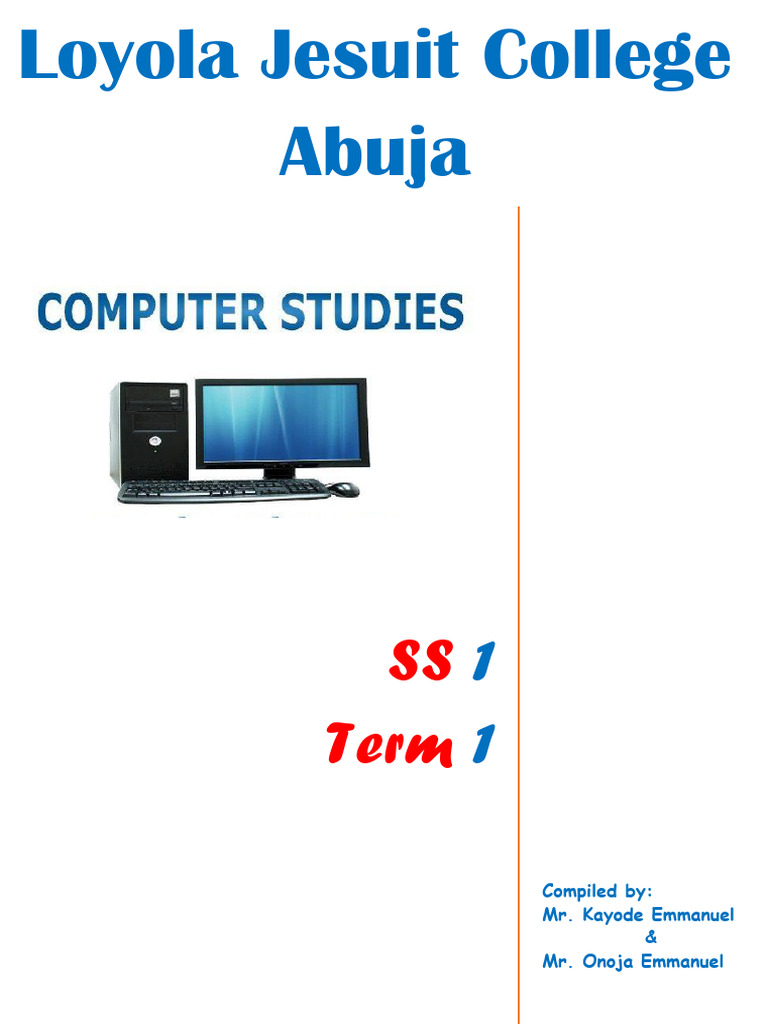 SS1 Computer Term 1 Lesson Note | PDF | Computer Network | Personal ...