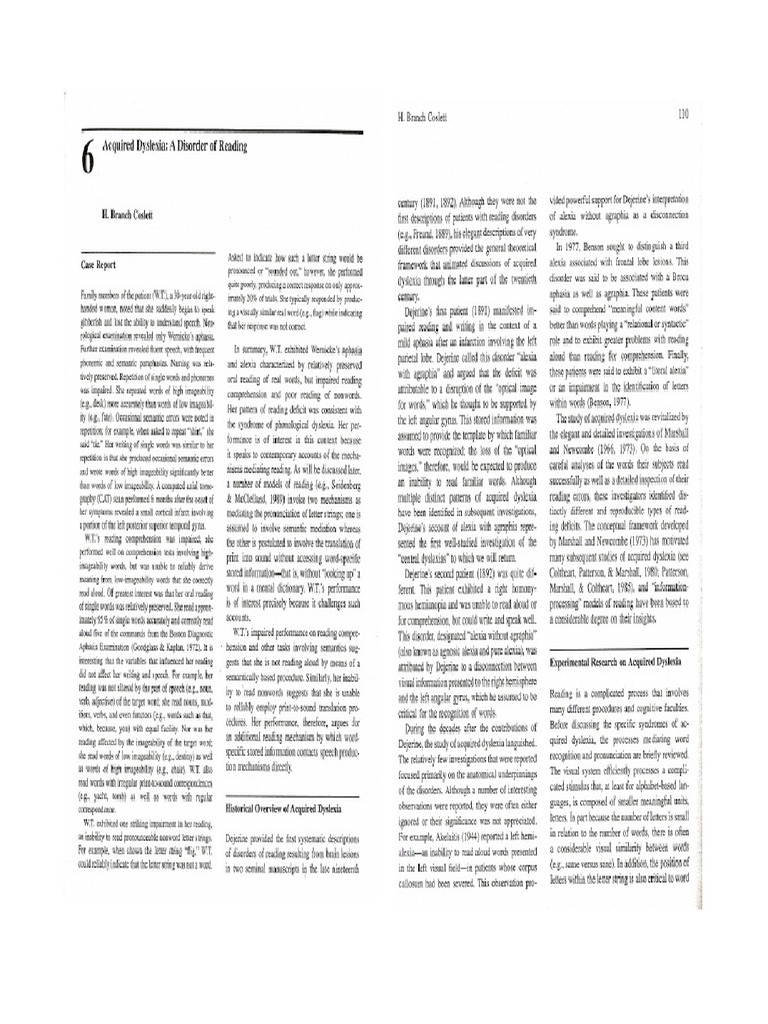 Coslett, 2003a | PDF