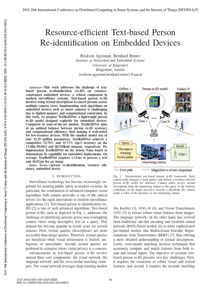 Efficient Text-based Person Re-ID Model | PDF | Computing | Applied ...