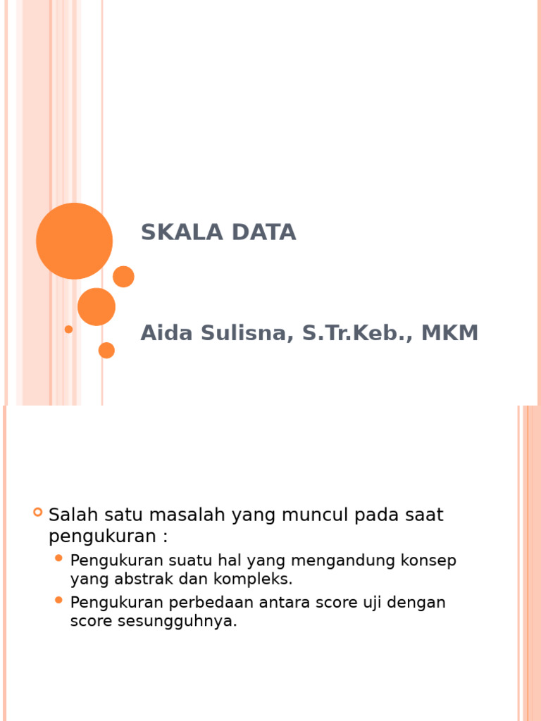 KBM 13 Skala Data | PDF
