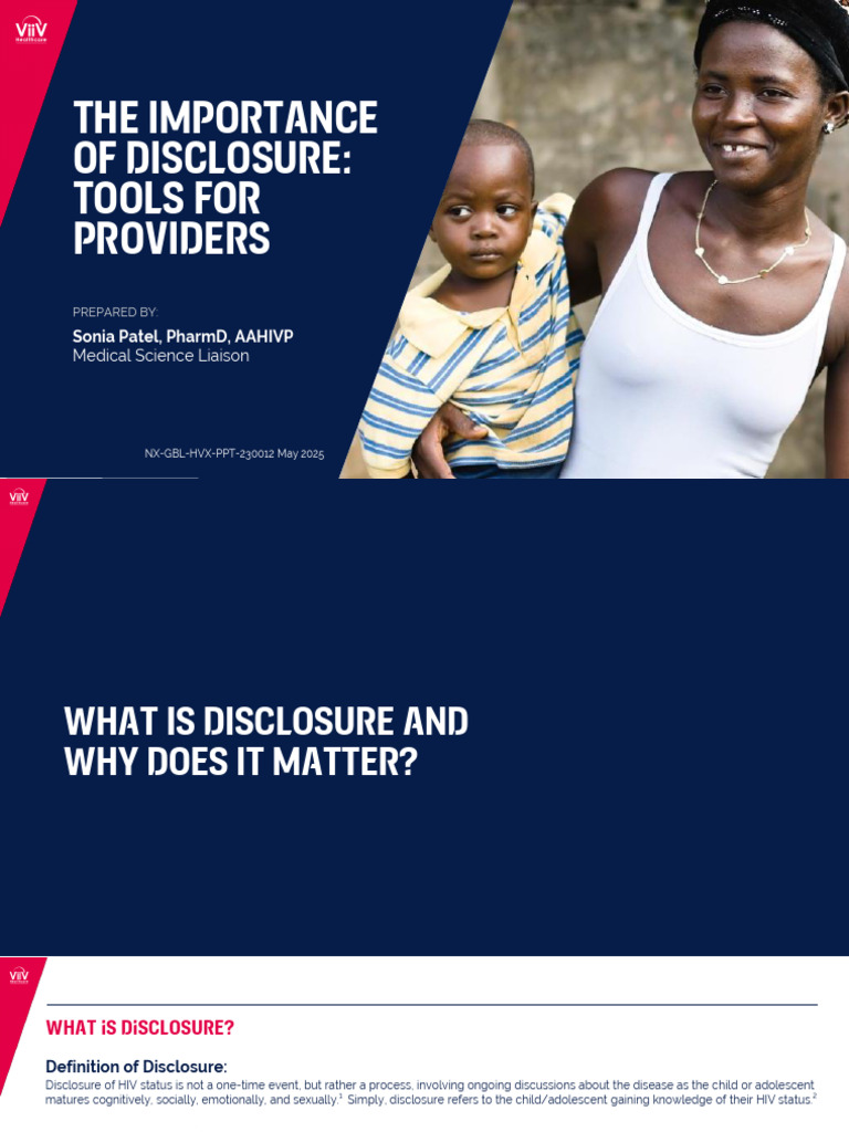 Hiv Disclosure Pediatric Tools Deck | PDF | Hiv/Aids | Adolescence