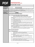 SOP Payment Procedures | PDF | Payments | Receipt