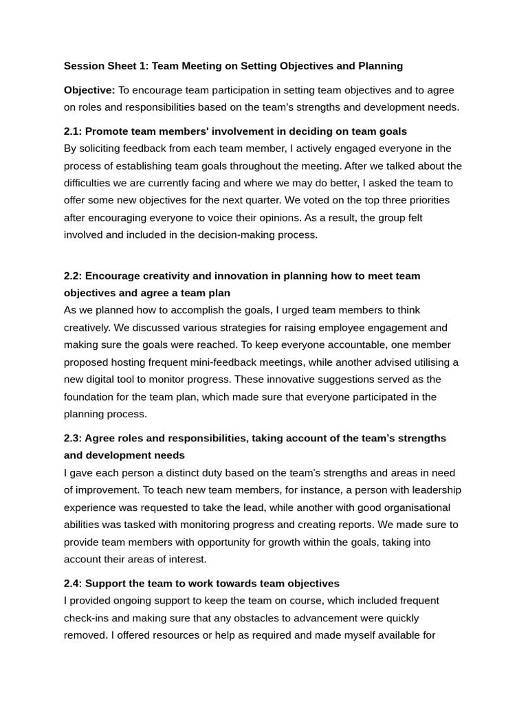 Session Sheet 1 2599253 504 | PDF | Goal | Business