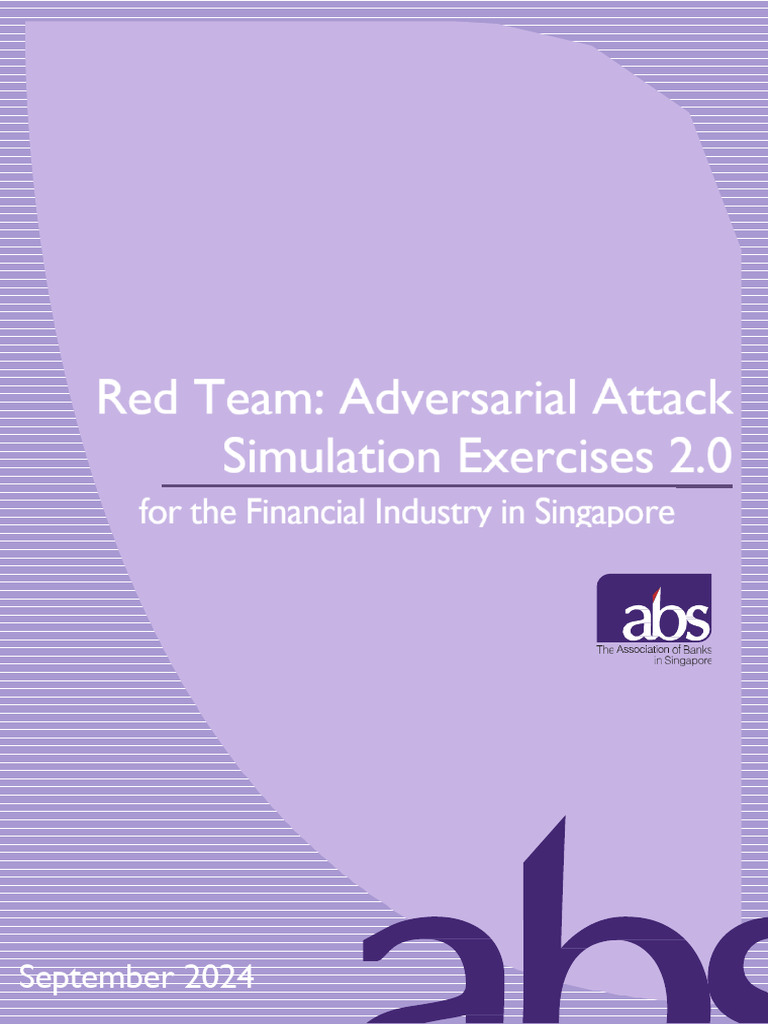 Abs Red Team Adversarial Attack Simulation Exercises Guidelines ...
