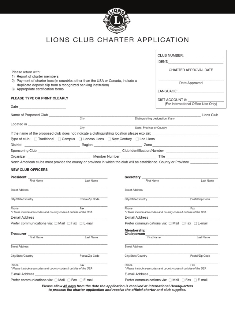 Club de Leon Application | PDF | Address (Geography) | Mail