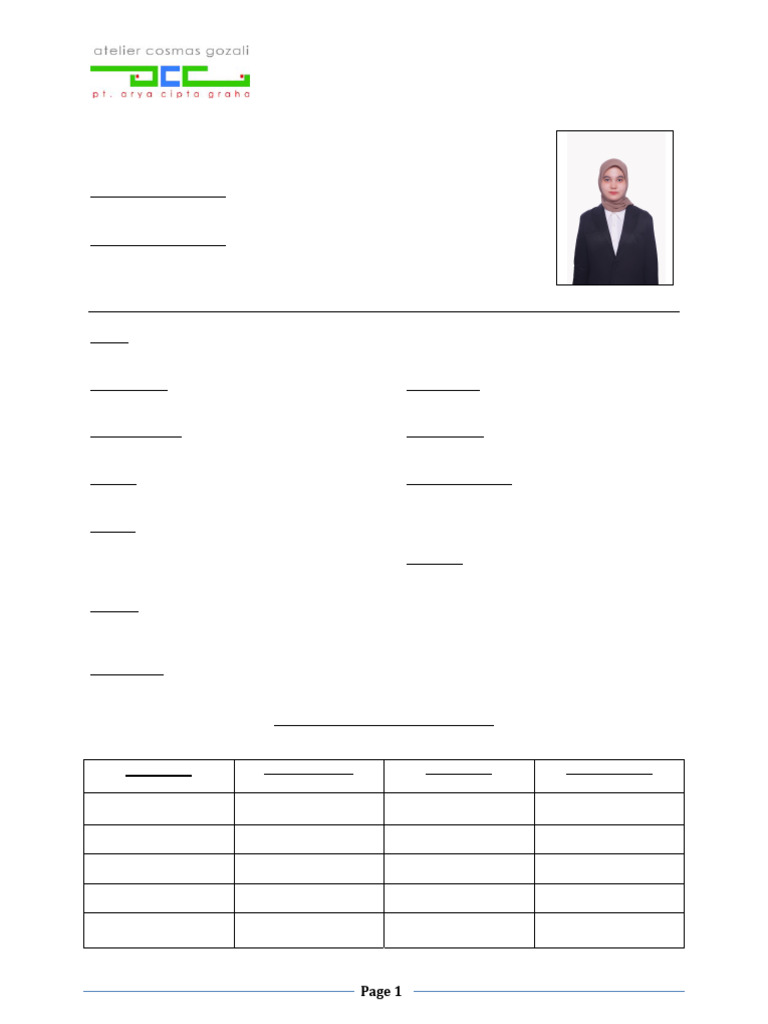 Form Isian | PDF