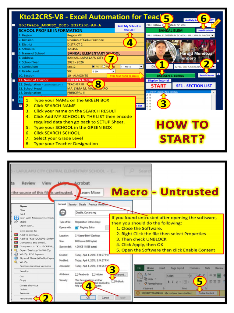 How To Start Using The Software | PDF