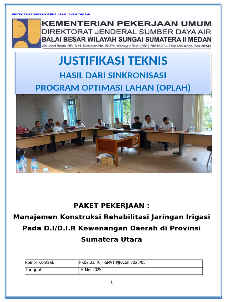 Justek Perubahan Lokasi Rev2 27 Mei 2025 Revisi.2 | PDF
