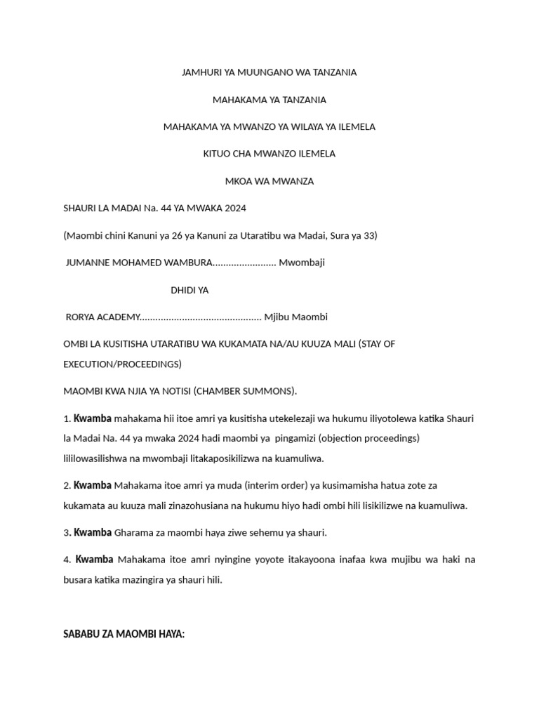 Stay of The Execution | PDF