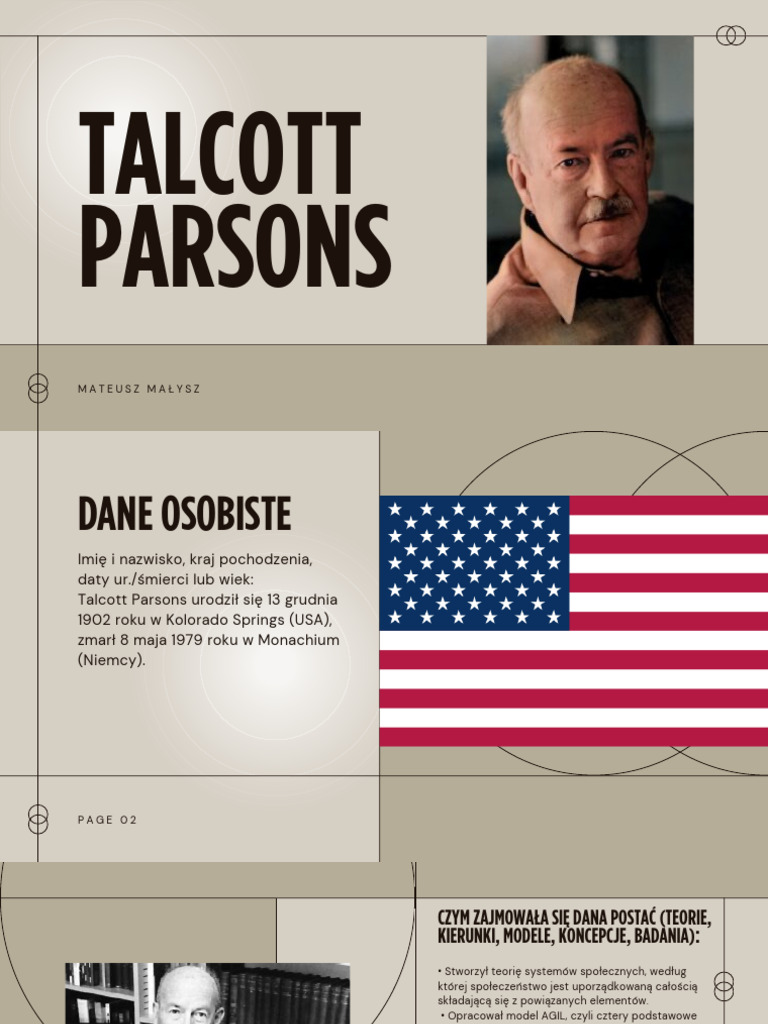 Talcott Parsons PDF | PDF