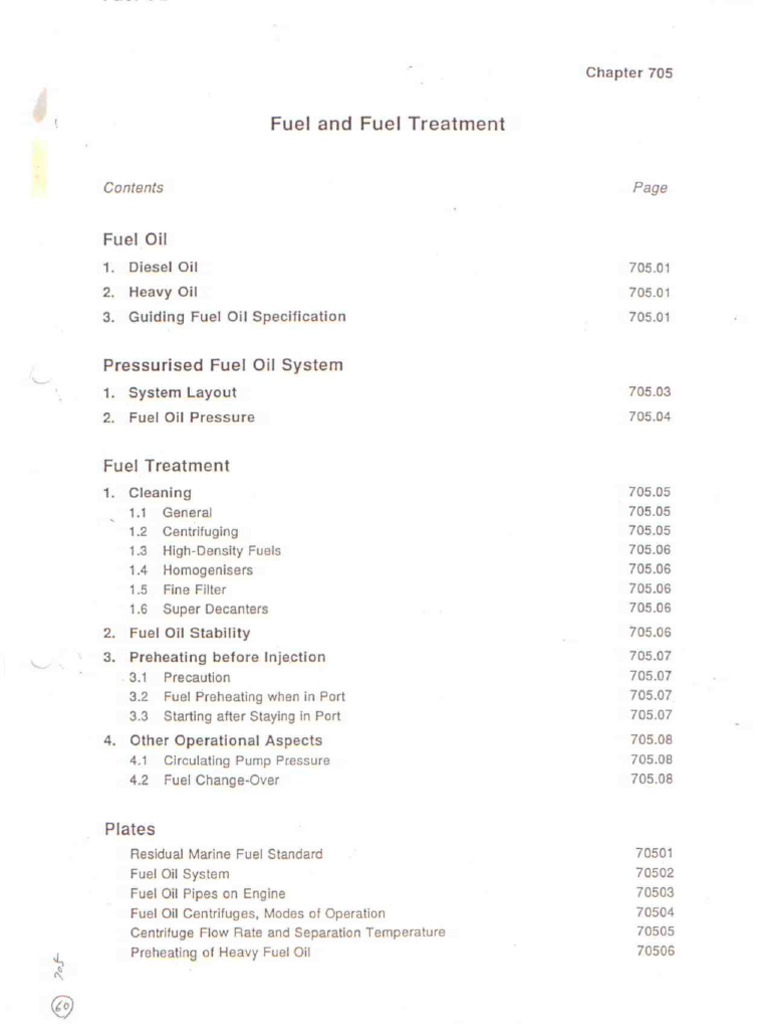 705, Fuel Treatment | PDF