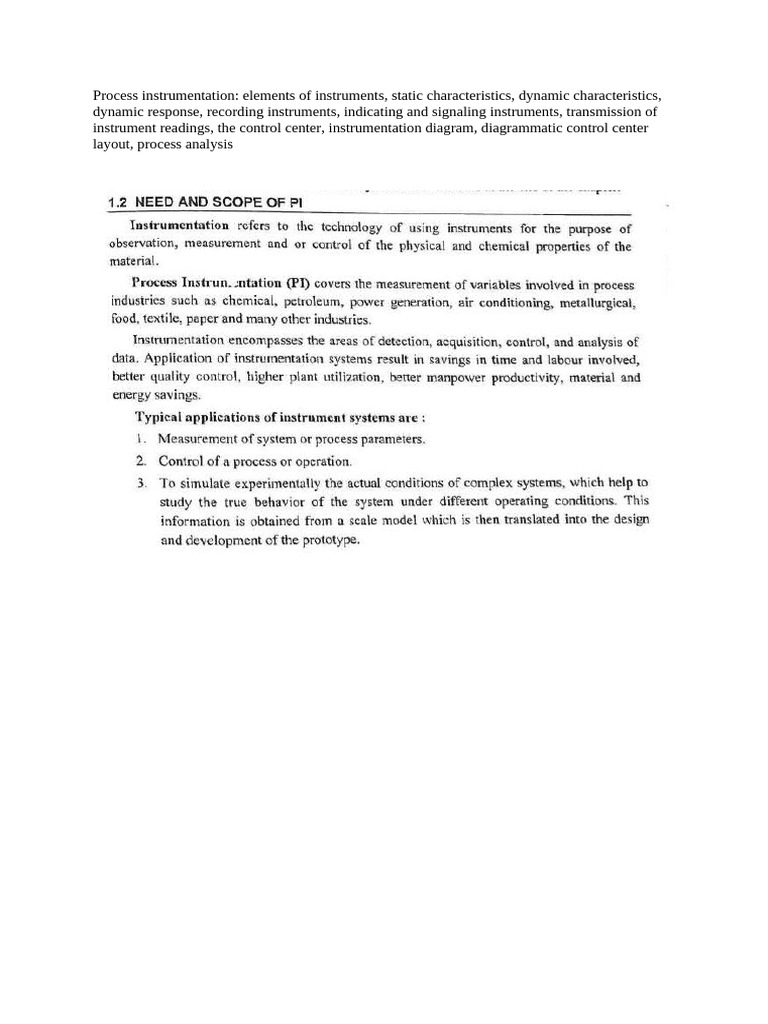 Process Instrumentation Overview and Types | PDF | Amplifier ...