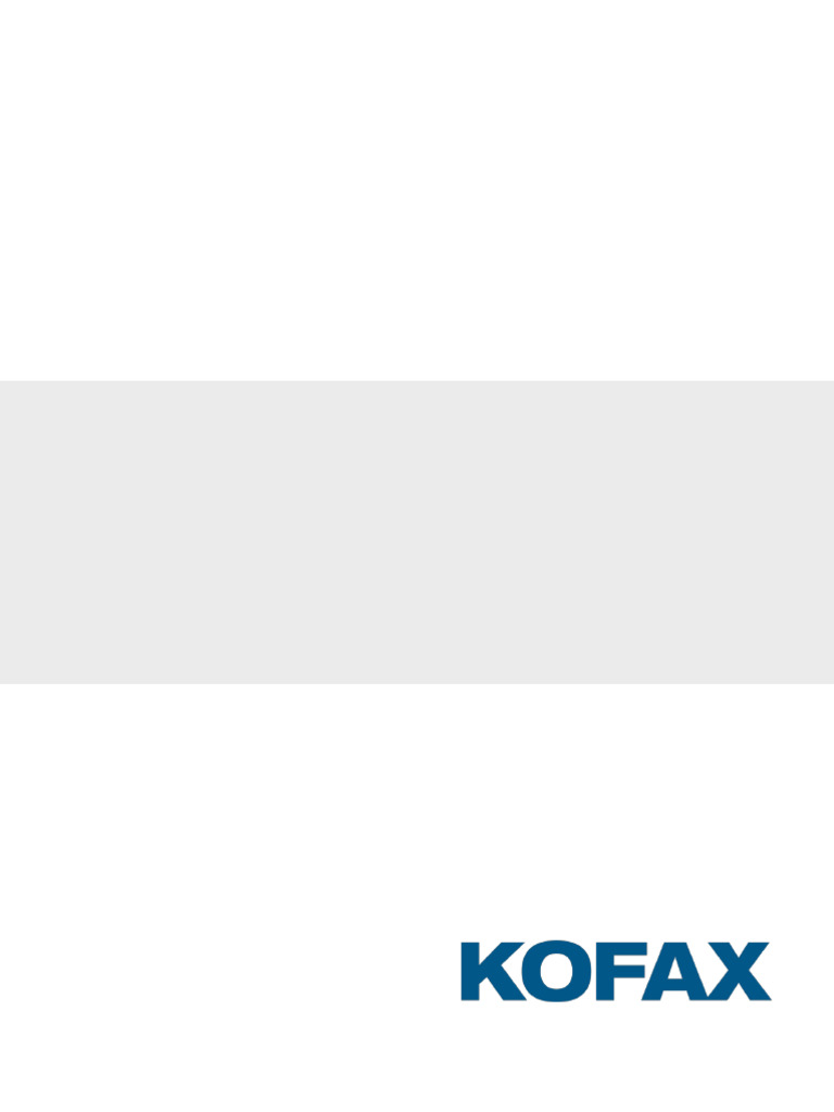 Kofax eFLOW Control Quick Start Guide | PDF | Button (Computing ...