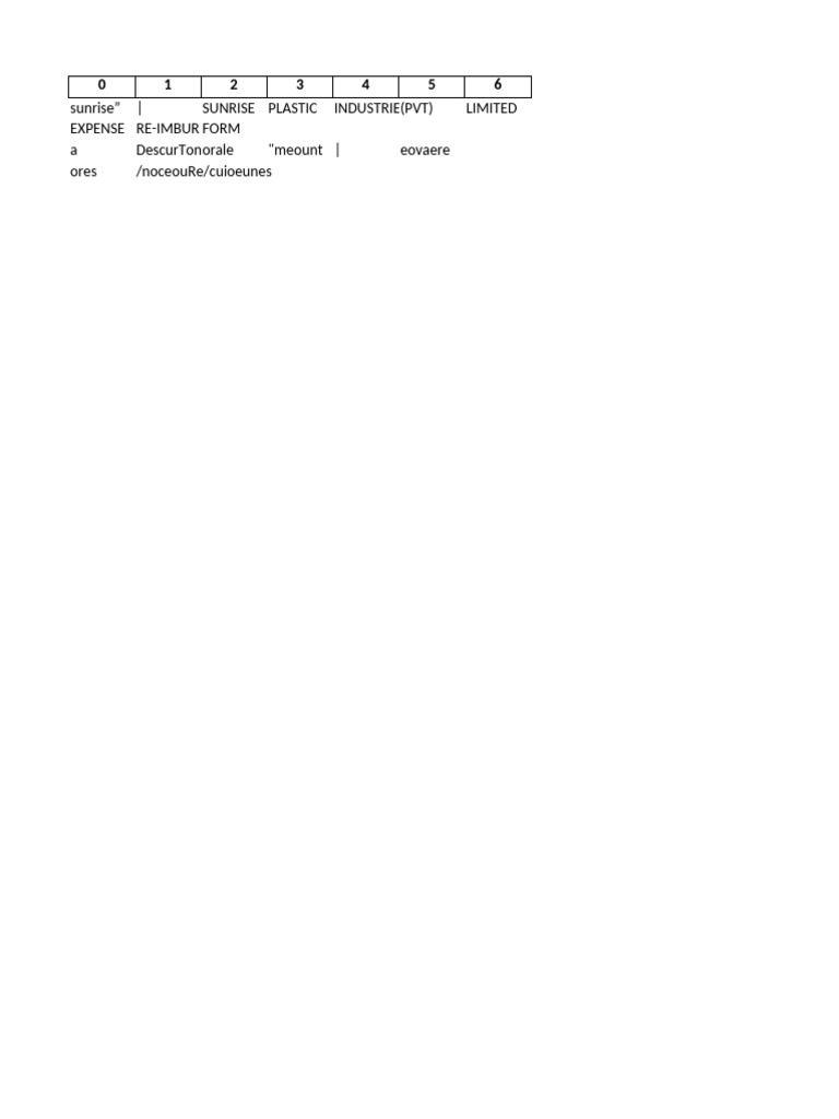 Reimbursment Form OCR | PDF