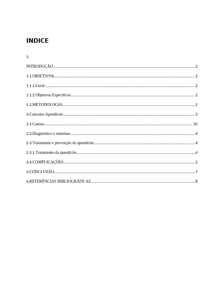 Apendicite: Causas, Sintomas e Tratamento | PDF | Doenças e distúrbios ...