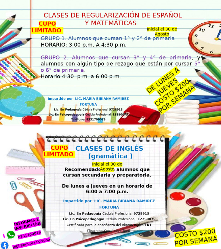 Español y Matematicas | PDF