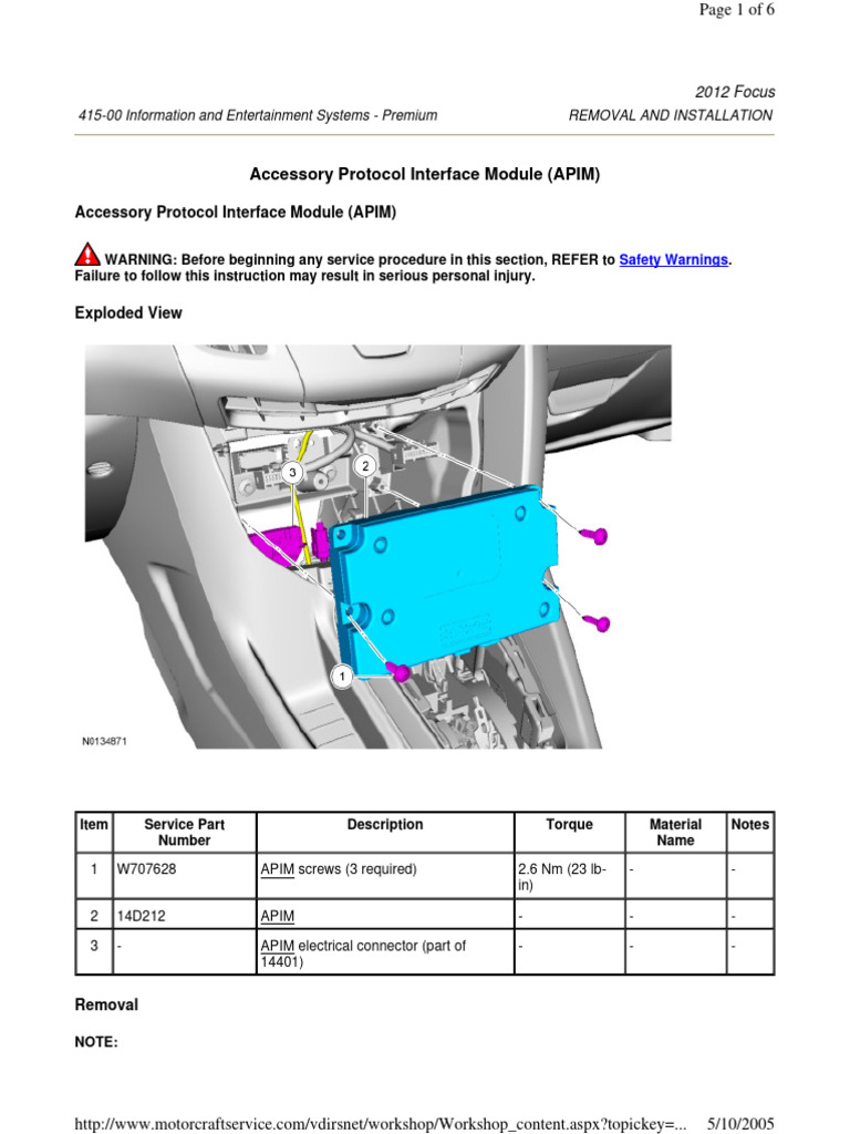 Accessory Protocol Interface Removal Premium | PDF | Cars Of The United ...