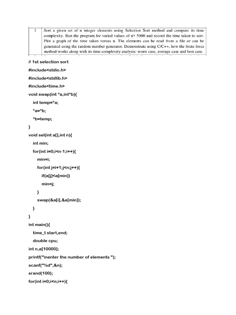 All 10 ADA Lab Programs Updated | PDF | Algorithms And Data Structures | Mathematical Relations